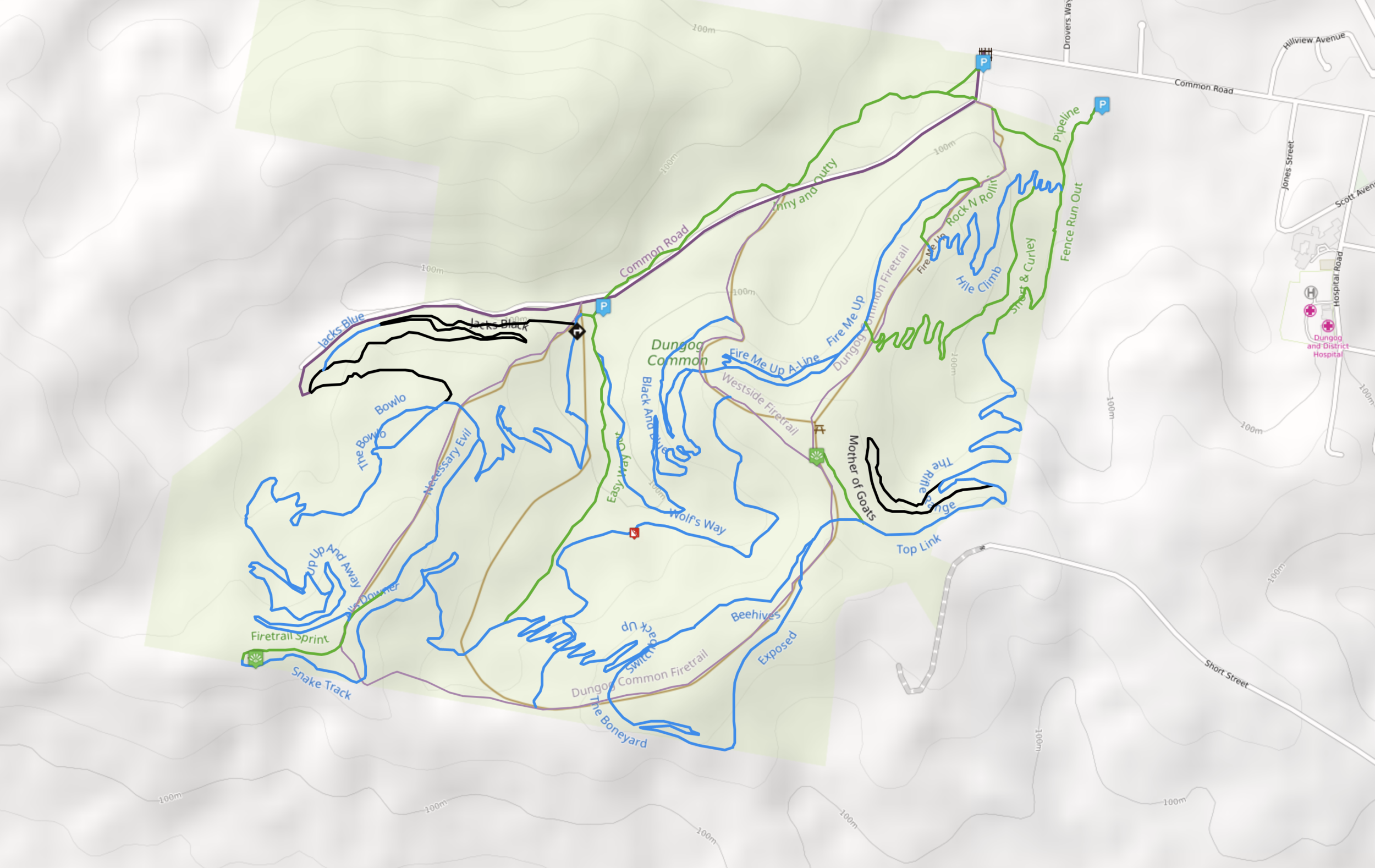 Dungog Common MTB Tracks